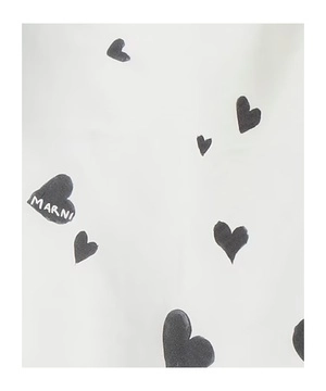 Marni Sleeveless Cami Top With Heart Print
