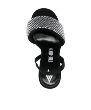 Attico Rem 105mm Crystal-embellished Sandals