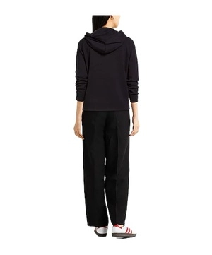 Max Mara Wool Hoodie With Flocked Logo