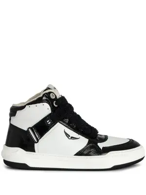 Zadig&Voltaire Wings High-top Sneakers - White