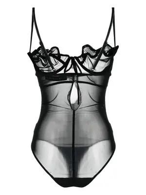 Y/project Sheer Construction Underwired Bodysuit