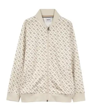 Hugo Boss Long-sleeved Knitted Cardigan - Beige
