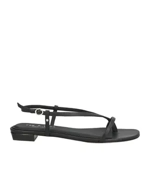 Rag & Bone Minimalist Leather Sandals - Black