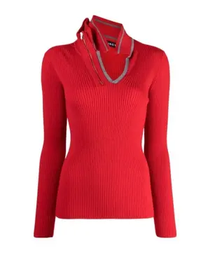 Y/project Asymmetric Ribbed Jumper