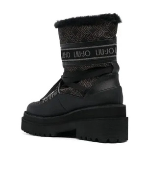 Liu Jo Monogram Print Ankle Boots