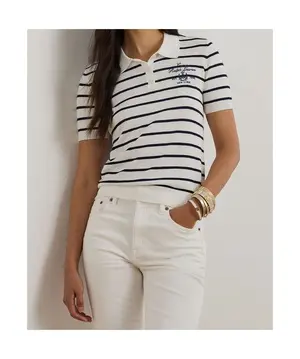Ralph Lauren Short Sleeved Striped Polo Shirt