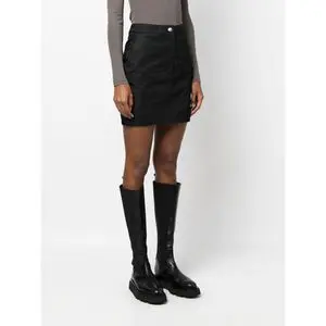 Nanushka High Waisted Straight Hem Mini Skirt