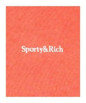 SPORTY  RICH Sporty & Rich Dip Dye Logo Embroidered Sweatshirt