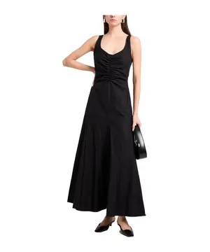 Sportmax Sleeveless Gathered Waist-tight Dress