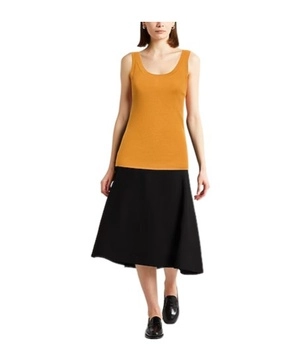 Max Mara Solid Wool Knit Vest