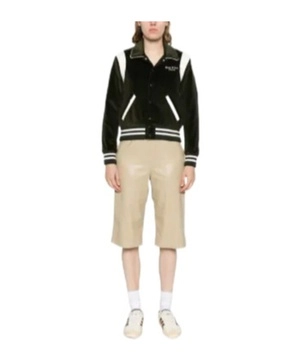 SPORTY  RICH Sporty & Rich Logo Embroidered Bomber Jacket