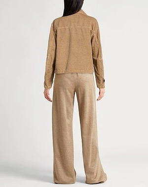 MAXCO. Max&co. Gabardine Plain Long-sleeve Jacket