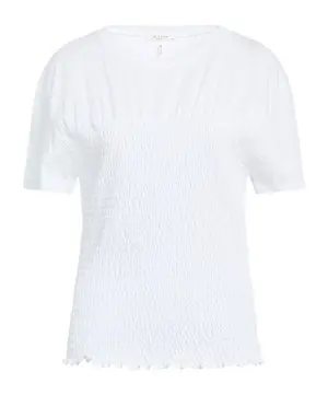 Rag & Bone Solid Color Crew Neck Short-sleeve T-shirt - White