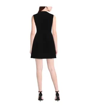 Tory Burch Solid-color Sleeveless Lantern Dress