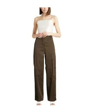 Tory Burch Plain Colour Casual Trousers