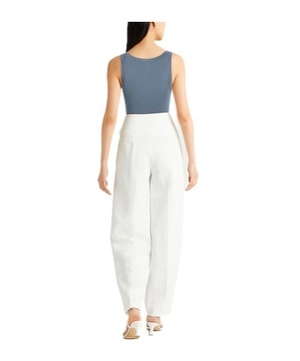 Max Mara Solid Wool Sleeveless Top