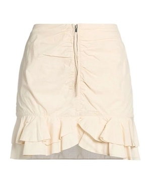 Isabel Marant Étoile Solid Color Pleated Midi Skirt - Nude
