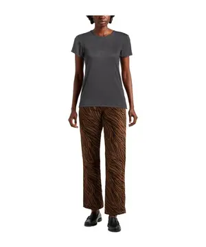 Rag & Bone Solid Color Knit Short-sleeve T-shirt