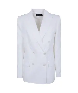 Ralph Lauren Double-breasted Tailored Jacket - White