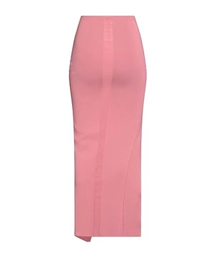 Rick Owens Slim-fit Solid Skirt With Front Slit