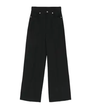Nanushka Wide-leg Trousers - Black