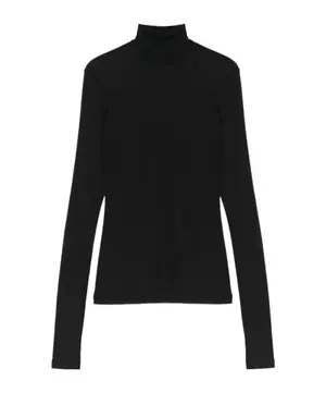 Nanushka Harri Roll-neck T-shirt - Black