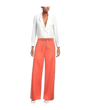Max Mara High-waisted Drawstring Wide-leg Cargo Pants