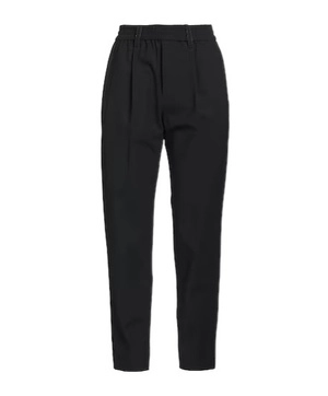 Brunello Cucinelli Solid Slim-fit Dress Pants - Black
