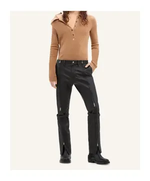 COURREGES Button-fastening Cotton-blend Jumper