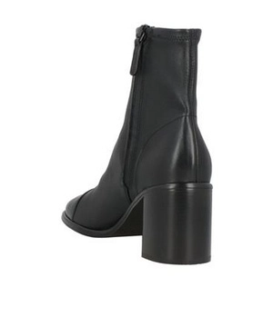 Tory Burch Solid Color Leather Ankle Boots