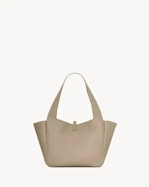 Saint Laurent Le 5 À 7 Small Bea Grain Leather Handbag - Light Cumin Color