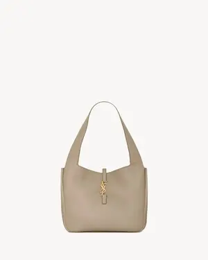 Saint Laurent Le 5 À 7 Small Bea Grain Leather Handbag - Light Cumin