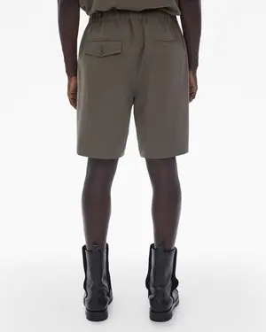Helmut Lang Pintucked Elasticated Bermuda Shorts