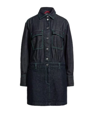 MAXCO. Max&co. Denim Shirt Dress - Black