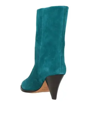 Isabel Marant Étoile Suede Pointed Toe Cone Heel Ankle Boots