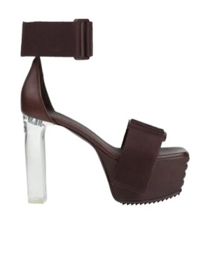 Rick Owens Plain Colour Sandals - Black