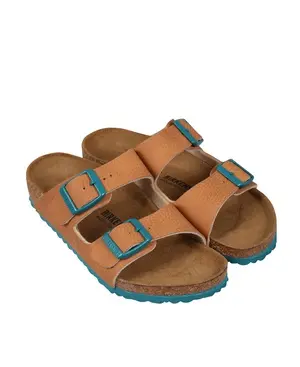 BIRKENSTOCK Two-strap Sandals With Logo Detail - Brown
