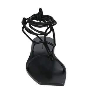 Rick Owens Plain Colour Sandals - Black