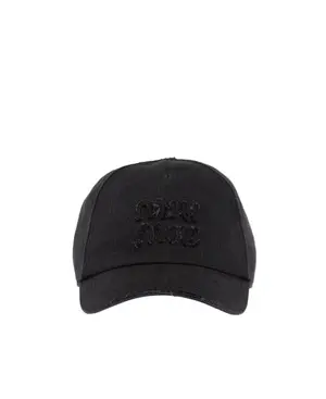 Miu Miu Embroidered Logo Baseball Cap