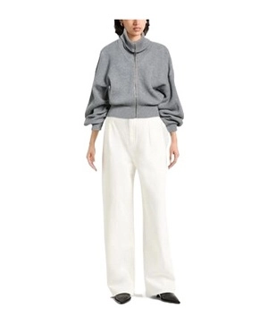 Sportmax Long Sleeve Zip Up Cardigan
