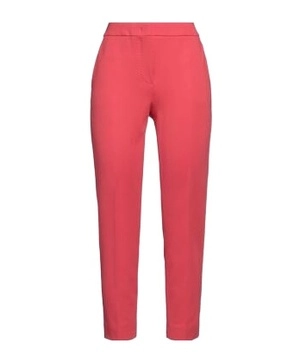 Max Mara Plain Colour Trousers - Red