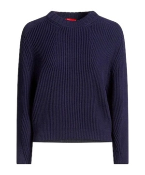 MAXCO. Max&co. Crew Neck Long-sleeve Knit Sweater - Black