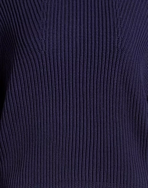 MAXCO. Crew Neck Long-sleeve Knit Sweater