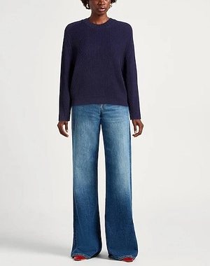 MAXCO. Crew Neck Long-sleeve Knit Sweater