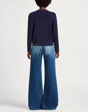 MAXCO. Crew Neck Long-sleeve Knit Sweater