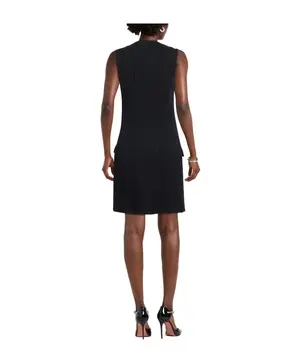 Rag & Bone Sleeveless Square Neck Button Detailed Mini Dress