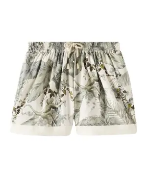 Zimmermann Botanical-print Shorts