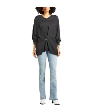 Isabel Marant Étoile Solid Color Wool V-neck Knit Sweater