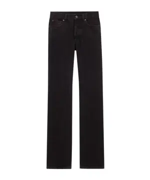 Saint Laurent Nico Low-rise Jeans - Black