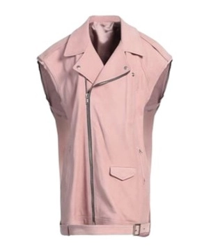 Rick Owens Plain Colour Gilets - Pink